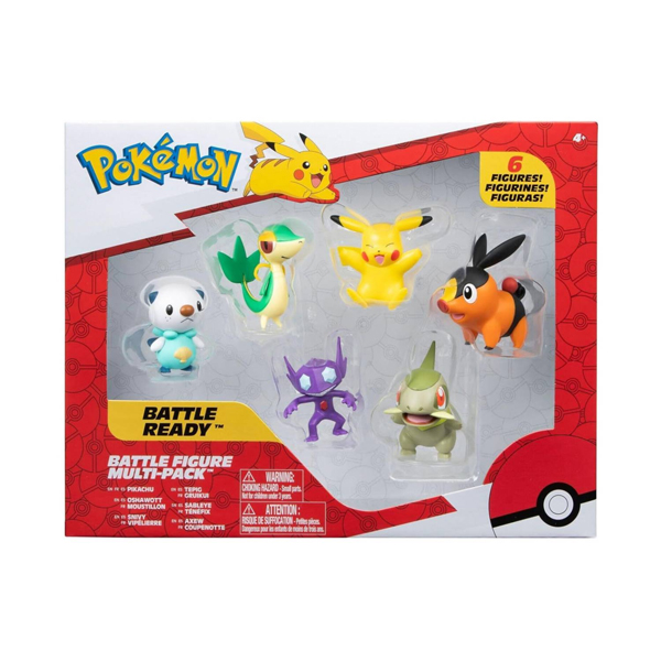 Jazwares Pokemon Battle Ready Figure 6 Pack – PokePeru Store