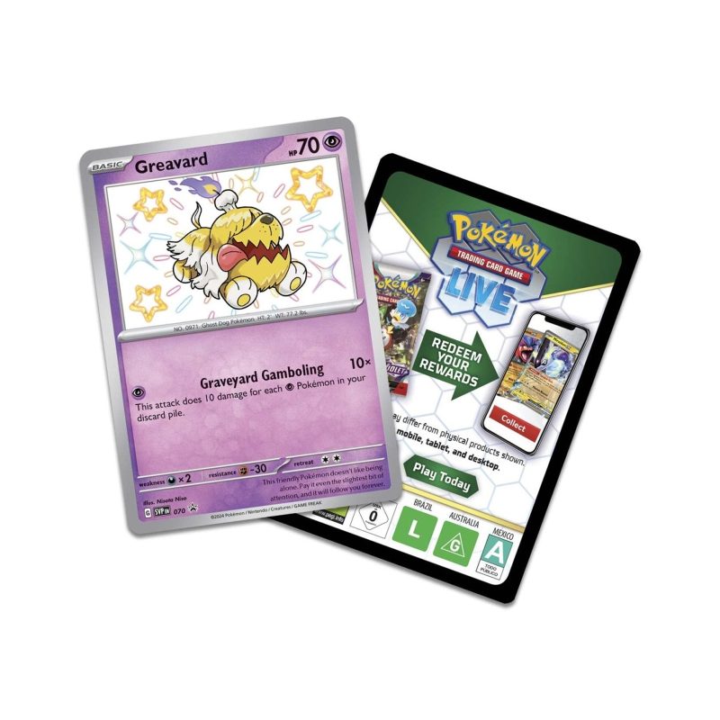 Pokemon TCG Paldean Fates Sticker Box Greavard en Español – PokePeru Store