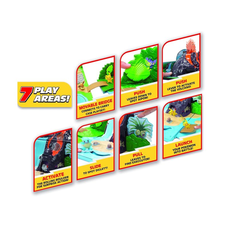 Pokemon Volcano Set Jazwares Playset – PokePeru Store