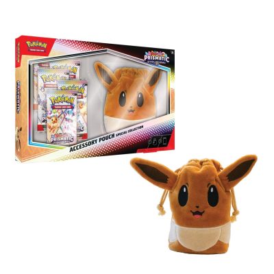 Pokemon TCG Prismatic Evolutions Accessory Pouch Special Collection ...