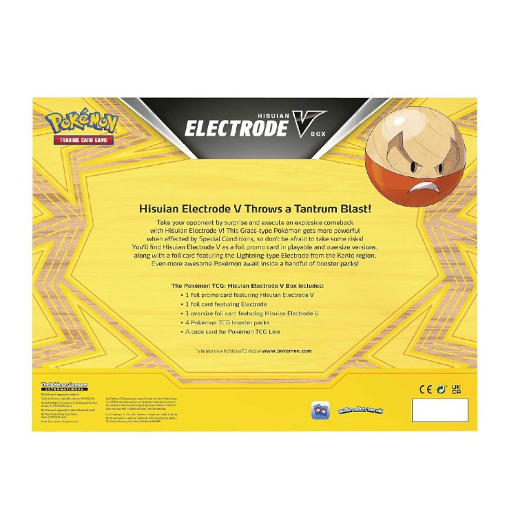Pokemon TCG Electrodo V Box de Hisuian Ingles – PokePeru Store