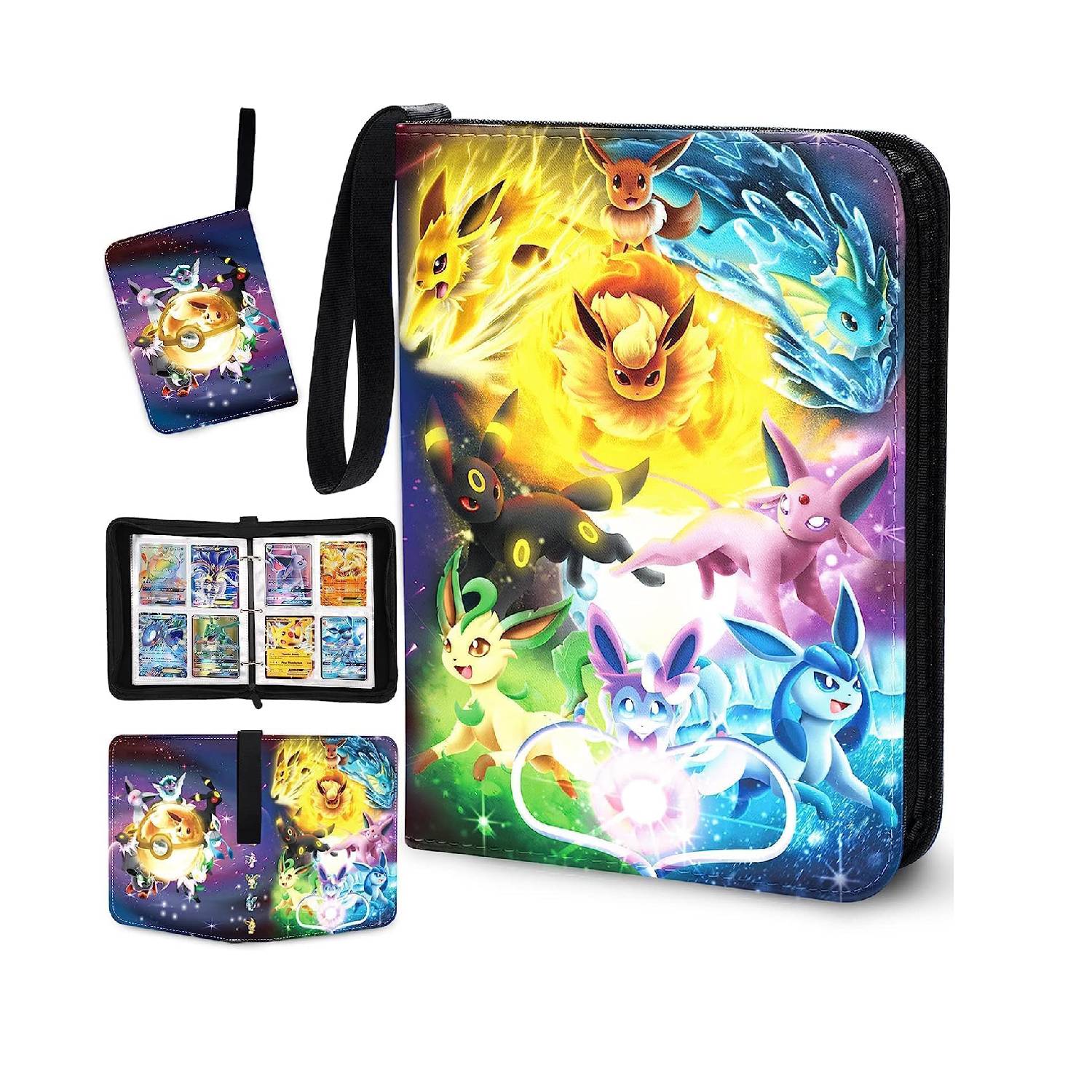 Pokemon Folder 4 Pocket 400 Cartas Eevee Evolutions – PokePeru Store