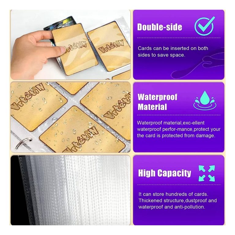 Pokemon Folder 4 Pocket 400 Cartas Mew Mewtwo – PokePeru Store